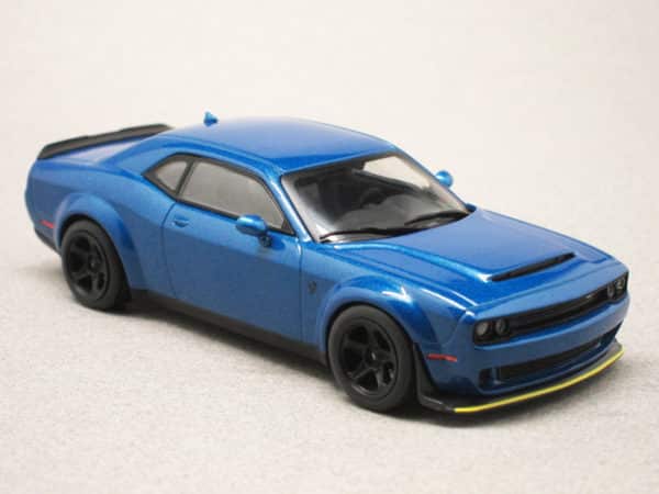 Dodge Challenger Srt Demon Blue Solido 1 43 Minicarweb